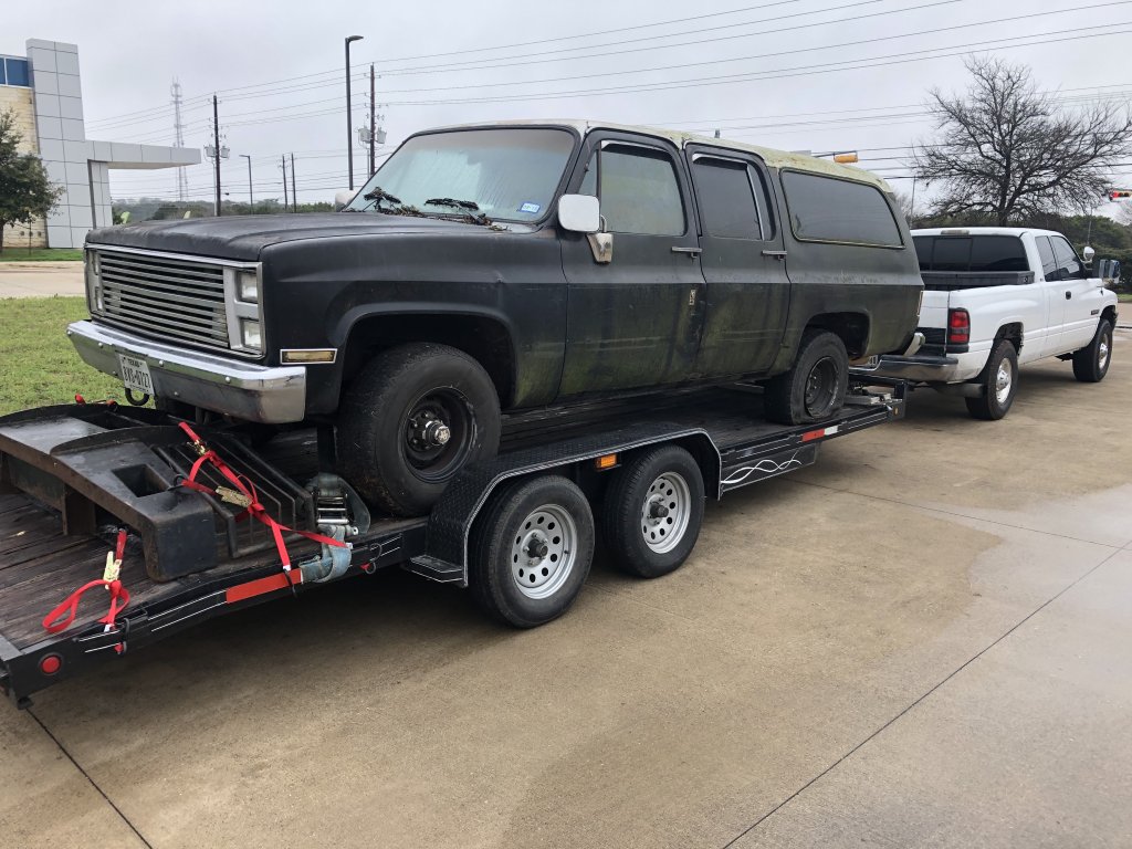 6 lug 4x4 suburban to 3/4 4x4 lwb truck frame swap. “Squarebody” | GM ...