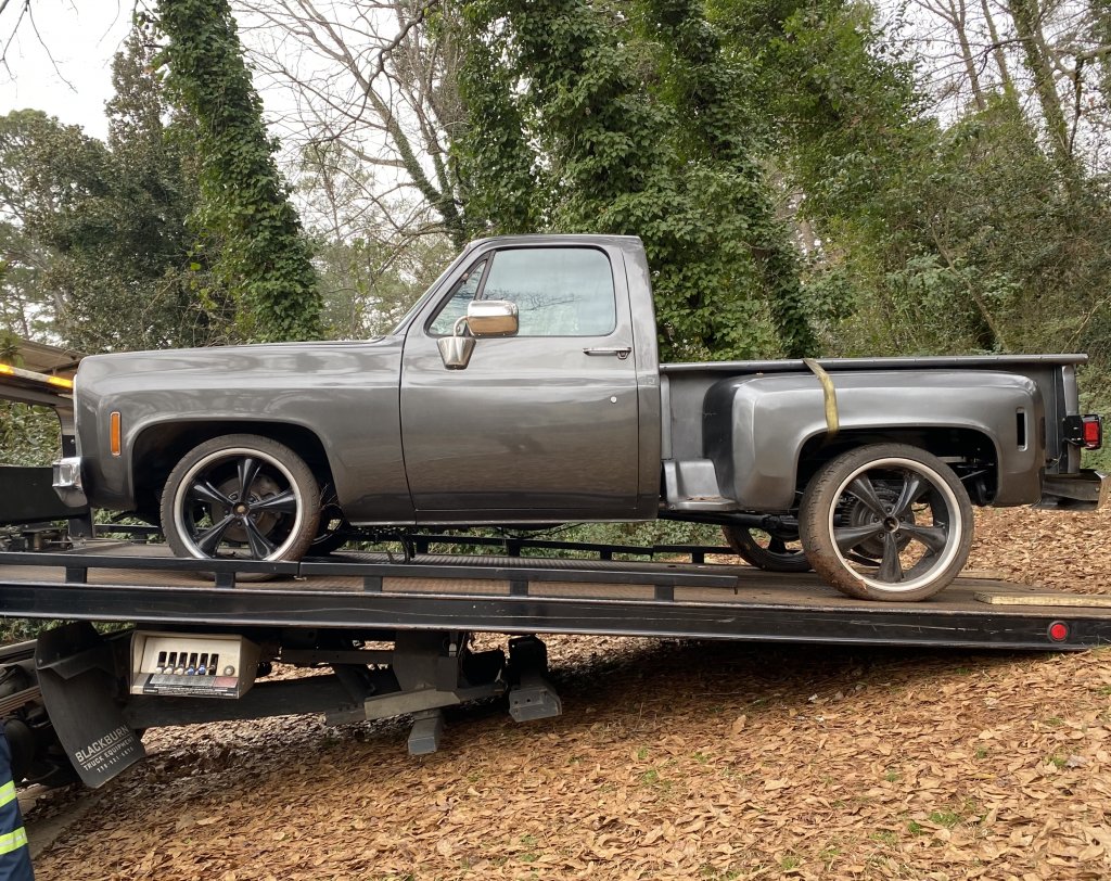 1985 C10 Lowered with 20's front and 22's rear | GM Square Body - 1973 ...