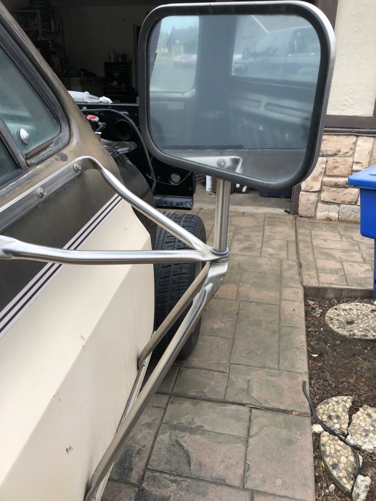 Square Body Tow Mirrors